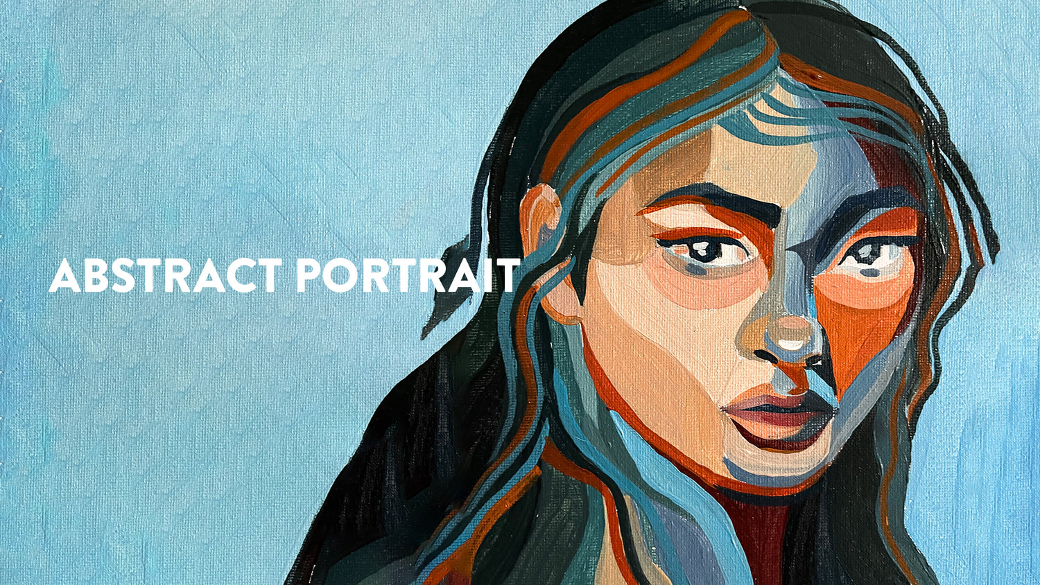 Abstract Woman Portrait: Acrylic Painting Tutorial For Beginners – Benicci
